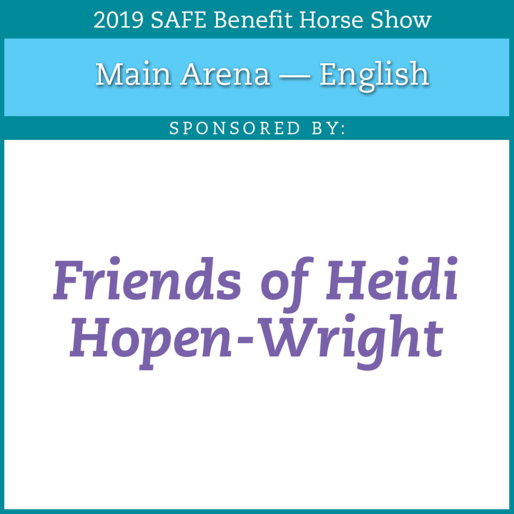 SAFE Benefit Horse Show